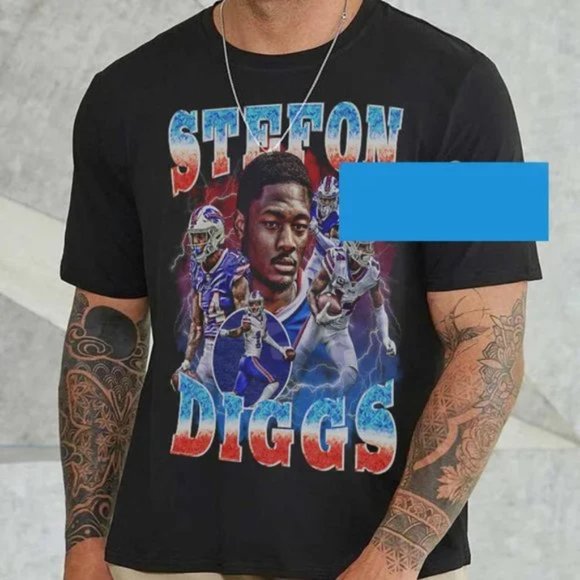 Tops | Stefon Diggs Football Classic Graphic Vintage Bootleg Retro ...